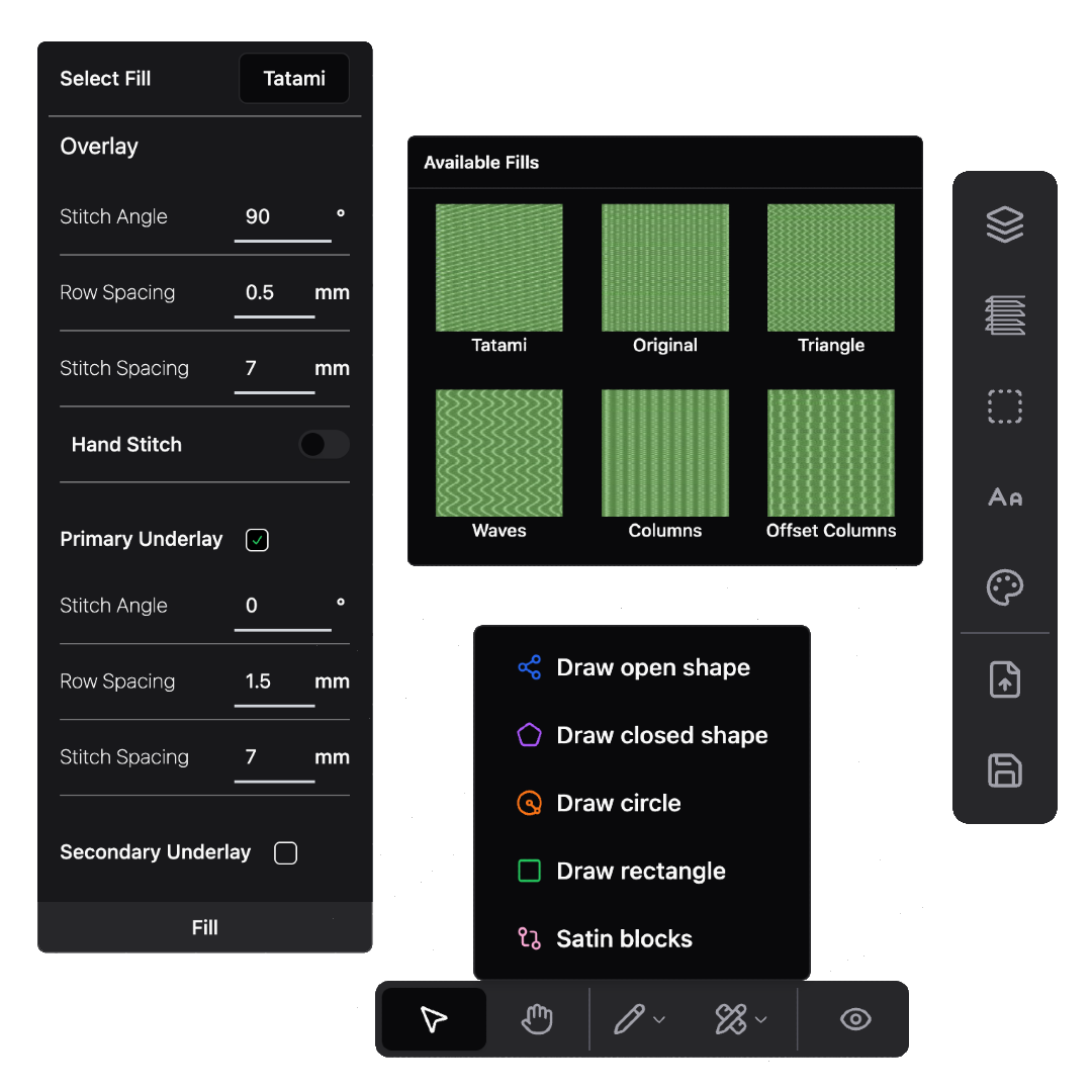 Ember - Embroidery Digitizing